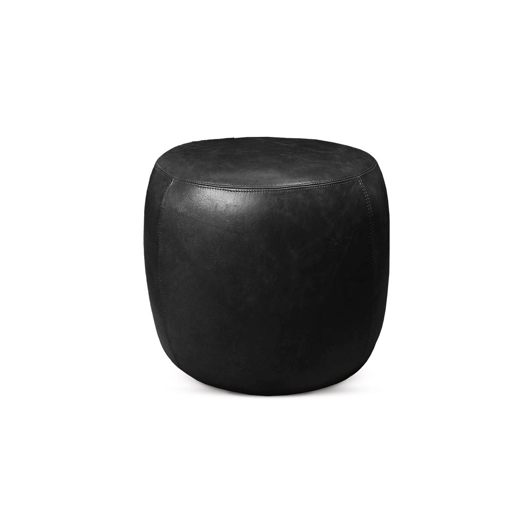 Puff Donna Ø 45 cm Cuero – Manifesto Design Store