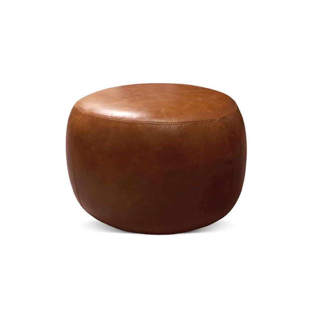 Puff Donna Ø 60 cm Cuero – Manifesto Design Store