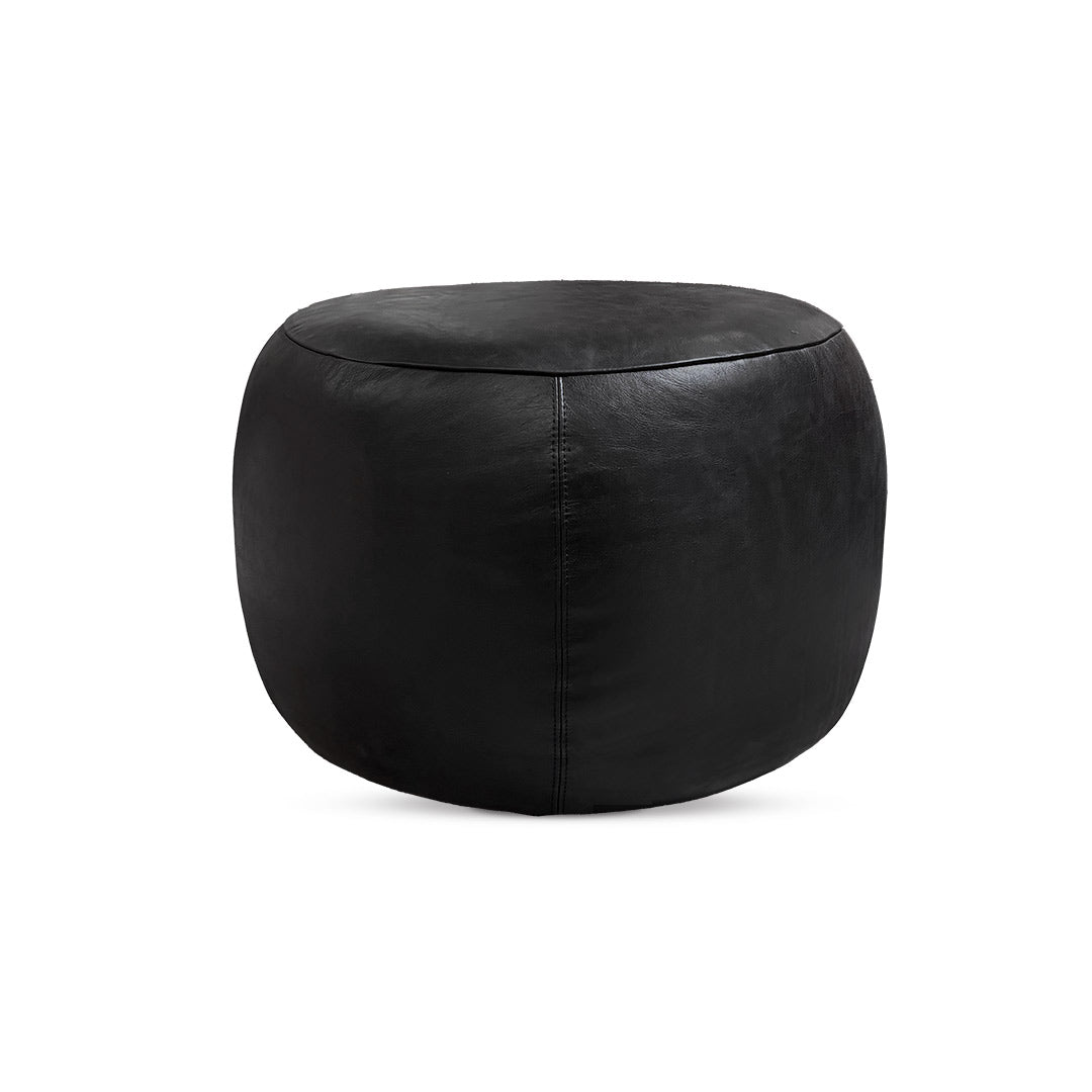 Puff Donna Ø 60 cm Cuero – Manifesto Design Store